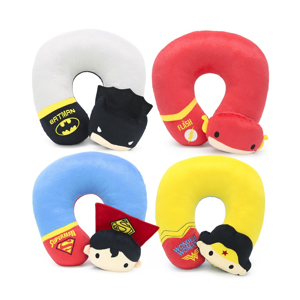 DC Comics Genuine Copyright Neck Pillow the flash/wonder woman/batman ...