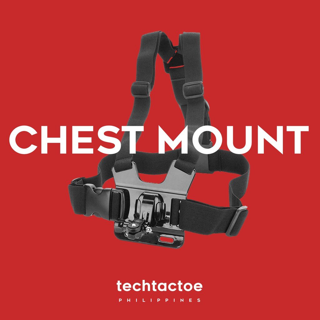 Action Camera Go Pro Chest Mount + 3 Way Screw/Buckle/J Hook | Shopee ...