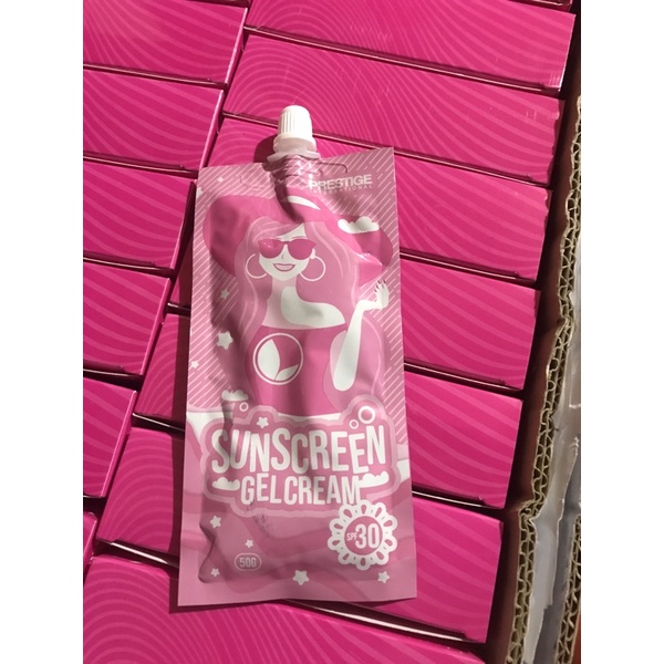 Prestige Sunscreen Sachet 50g (new packaging) | Shopee Philippines