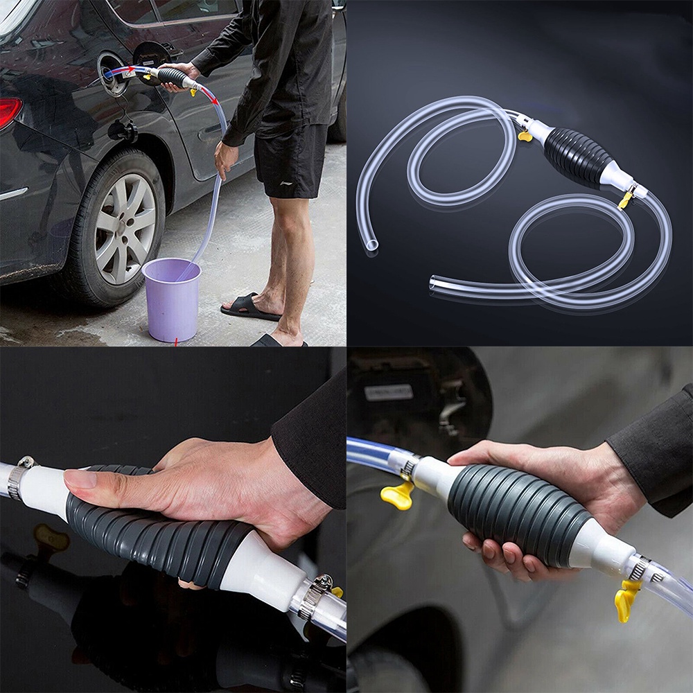 Car Fuel Tank Sucker Oil Transfer Car Fuel Pump Petrol Liquid Manual ...