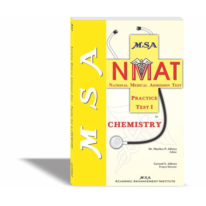 MSA NMAT Practice Test in Chemistry (Authentic / Brand New) | Shopee ...