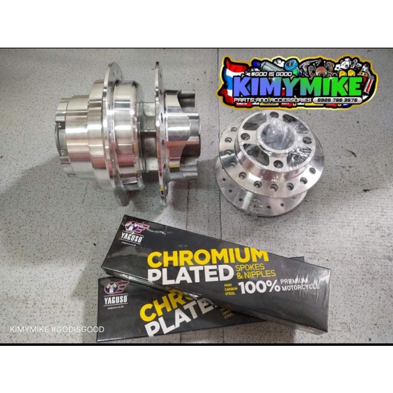 HUB AND RIOS DISC TYPE FRONT AND REAR FOR HONDA WAVE/XRM/RS | Shopee ...