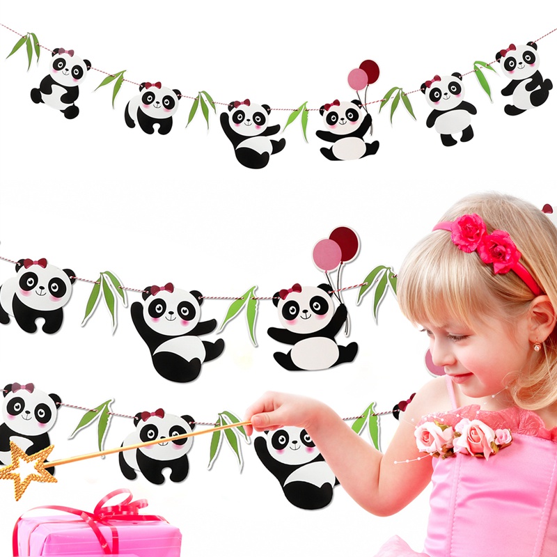 [READY STOCK] Giant Panda Banner Hanging Flag Girl Baby Stuff Decor ...