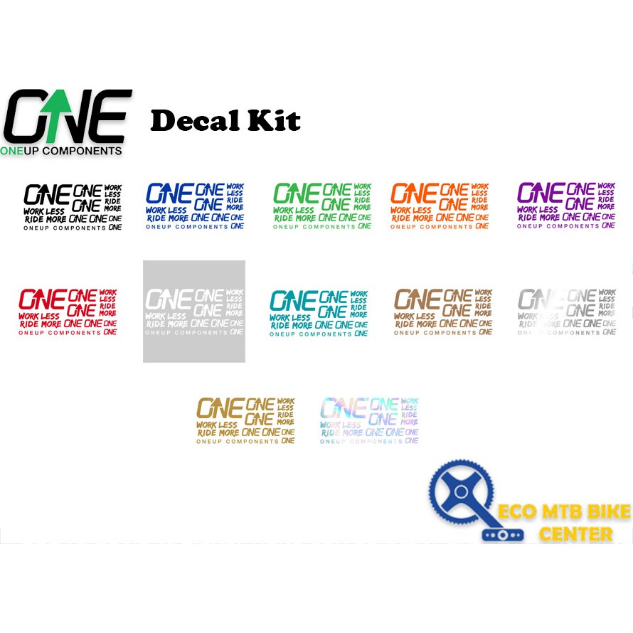 ONEUP COMPONENTS Decal Kit | Shopee Philippines