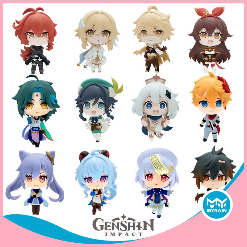 Game Genshin Impact Figure Battlefield Heroes Anime Theme Series Action ...
