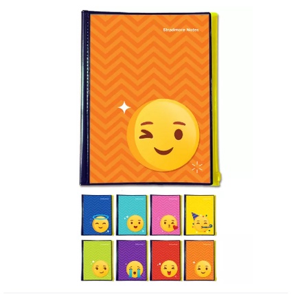 Stradmore Emoji WirePin Binder / Zipbook S20 (Assorted Only) | Shopee ...