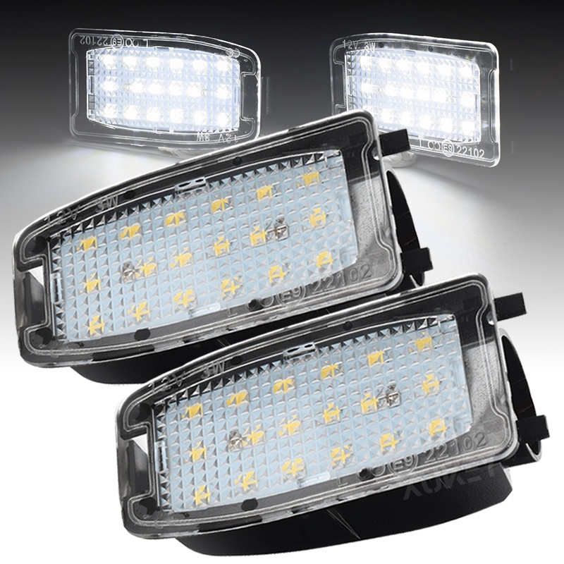 Pair Bright LED Rear View Under Mirror Puddle Light For Land Rover ...