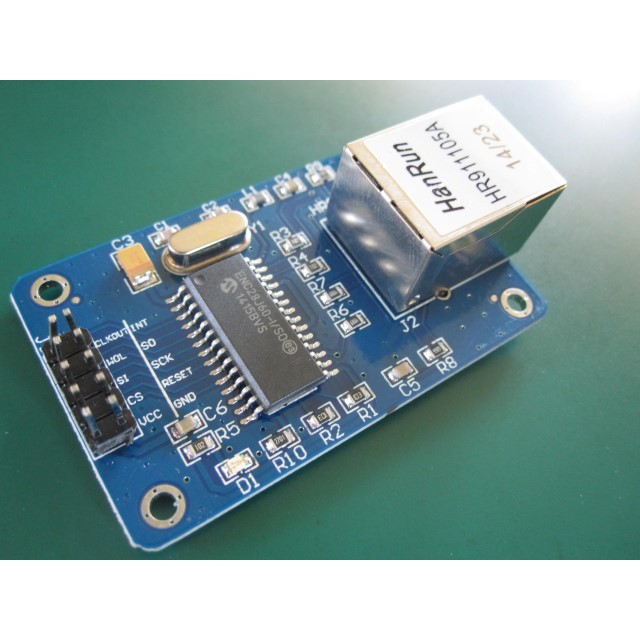 ENC28J60 Ethernet LAN Network Module For Arduino SPI AVR PIC | Shopee ...