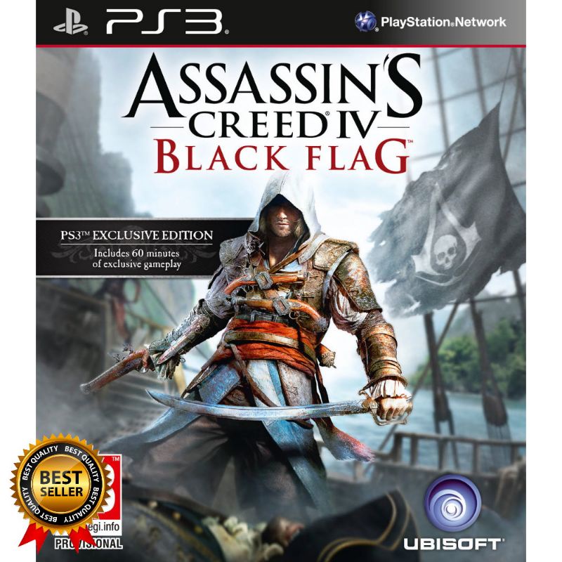 Game Cassette Flashdisk PS3 CFW OFW HEN Assassins Creed 4 Black Flag ...