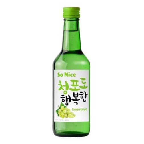 So Nice Soju Green Grape 360ml | Shopee Philippines