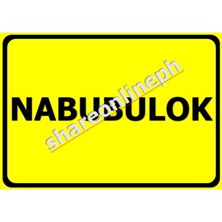 Laminated Signages | Nabubulok | Signage | Hindi Nabubulok | Sign ...