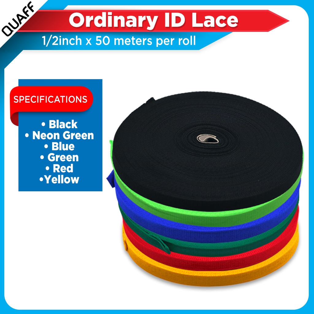 Ordinary ID Lace Lanyard for Silkscreen 1/2 size (50 yards per roll ...