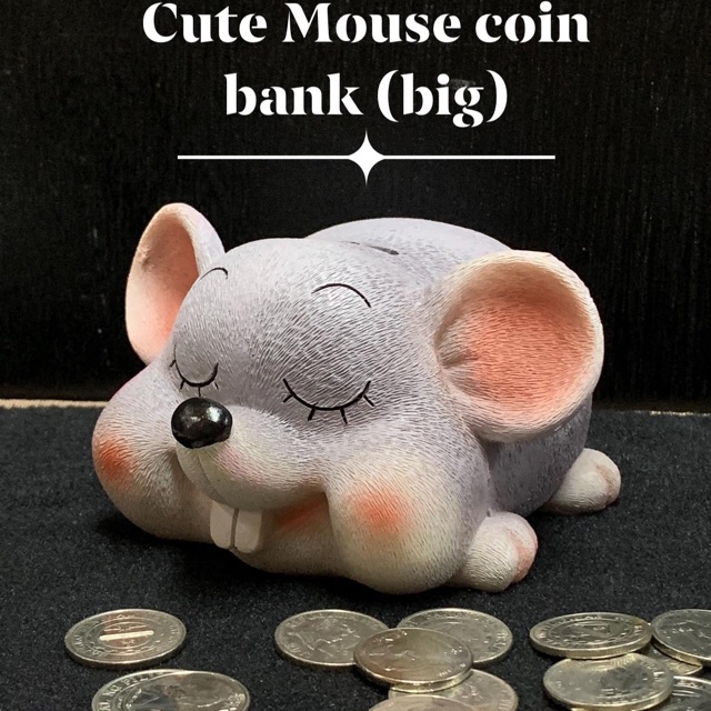 Cute Mouse Coin Bank (Big) | Shopee Philippines