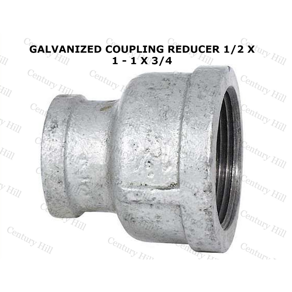 GALVANIZED COUPLING REDUCER 1/2 X 1 - 1 X 3/4 | Shopee Philippines