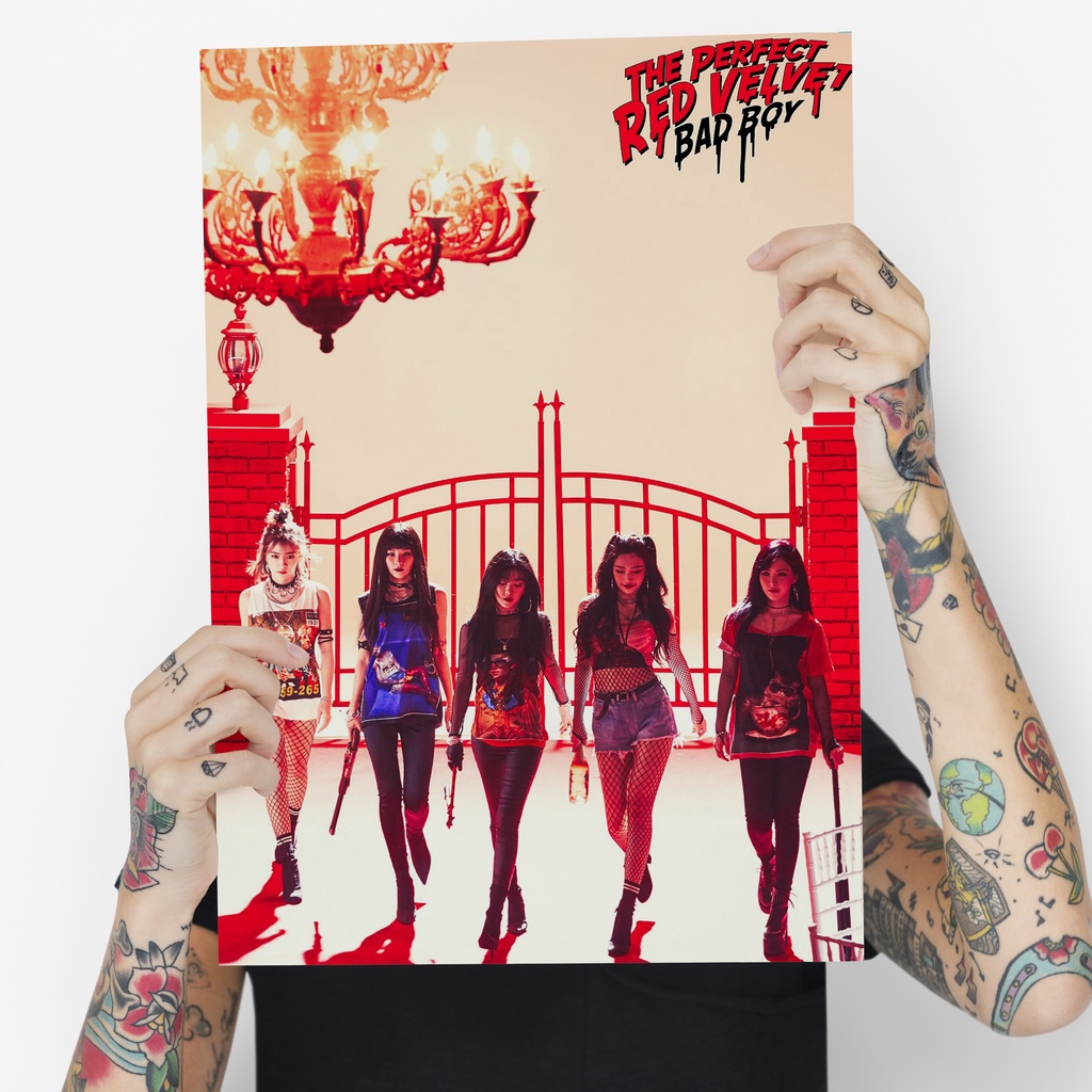 Red Velvet A3 A4 Glossy Coated Group Posters High Quality Kpop Poster ...