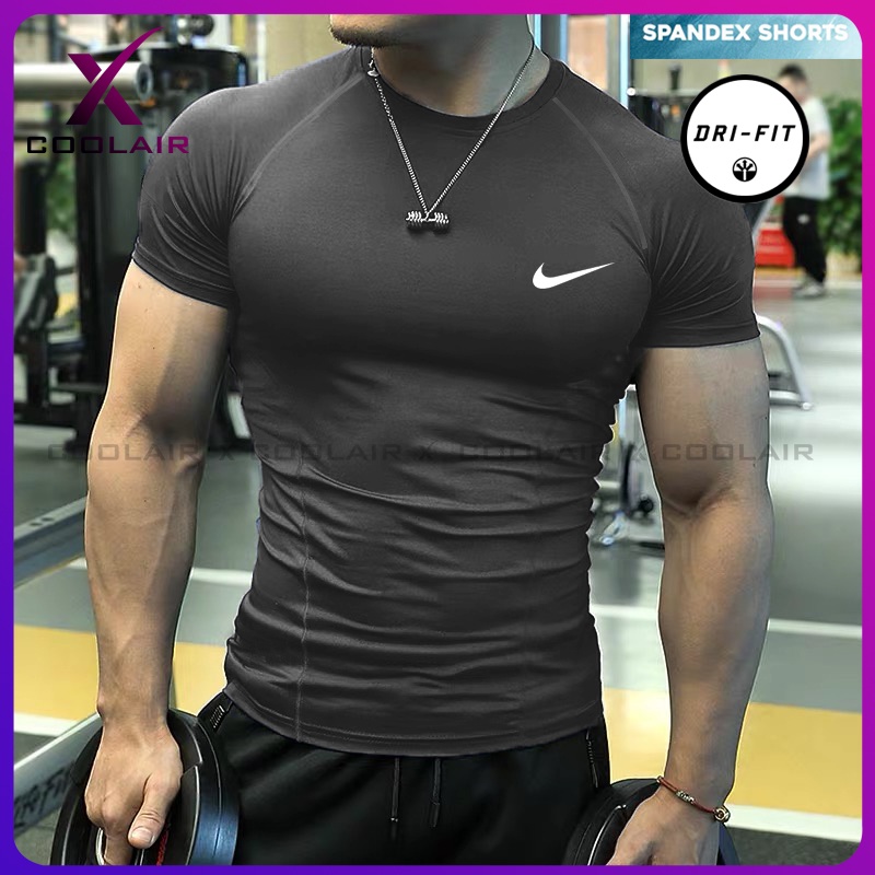Organic Men Sports Active Long Sleeve Shirt Quick Dry Gym Training Dry ...