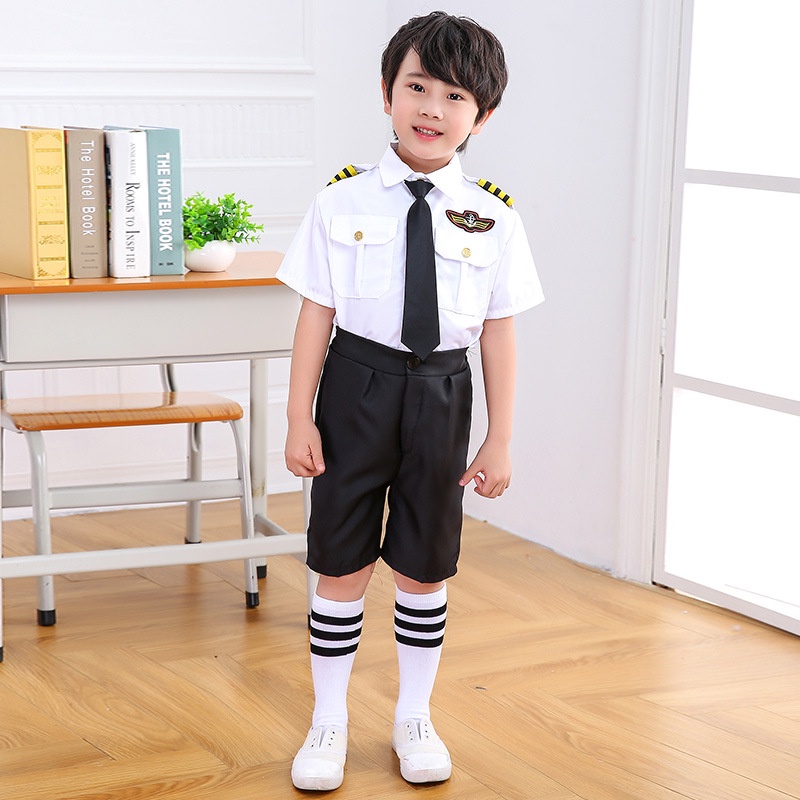 Easor Children's Air Force Captain Uniform Pilots Boys and Girls Air ...