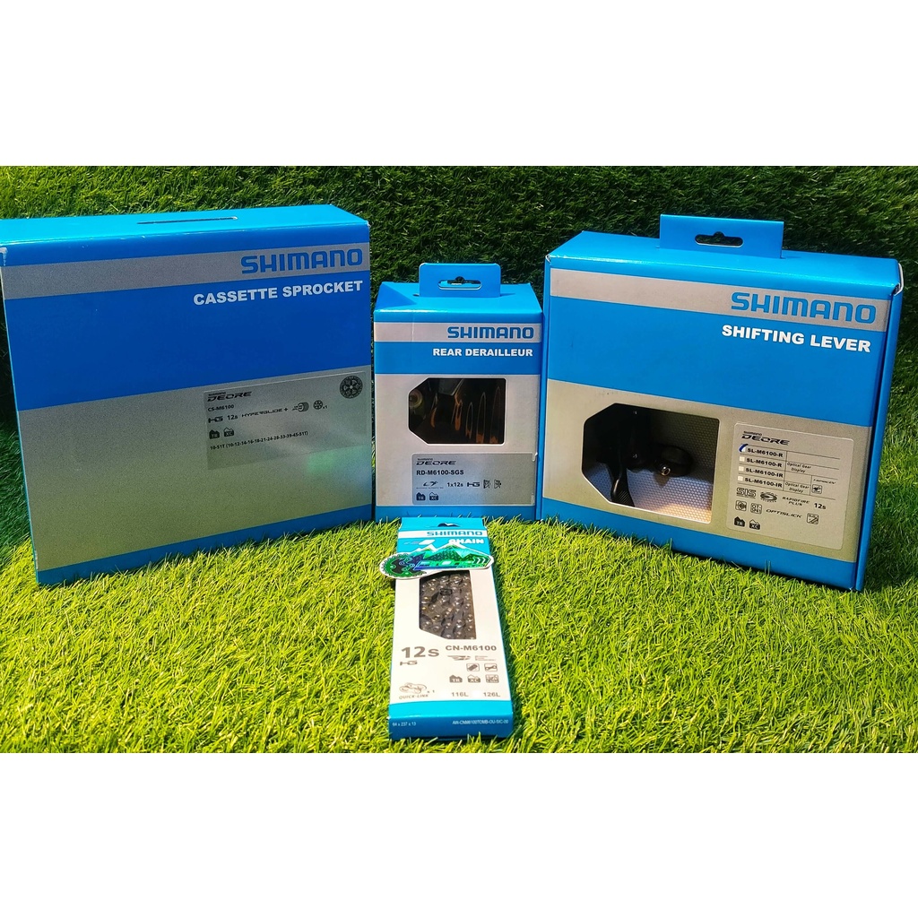 Shimano Deore M6100 12 speed UPKIT (RD, COGS, SHIFTER, CHAIN) | Shopee ...