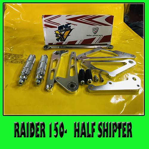 CNC RACING HALF SHIFTER FOR RAIDER 150 SILVER | Shopee Philippines