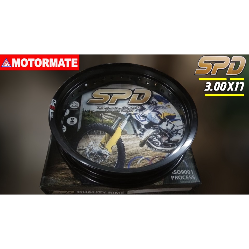 SPD Rims 3.00 X 17 Black | Shopee Philippines