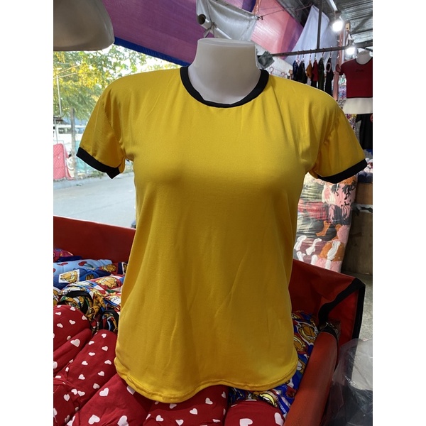 Plain Ringer Tees ( FIT UP to MEDIUM) | Shopee Philippines