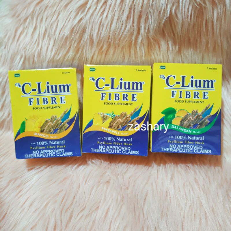 C-Lium Fibre Flavored Husk Sachet 7s | Shopee Philippines