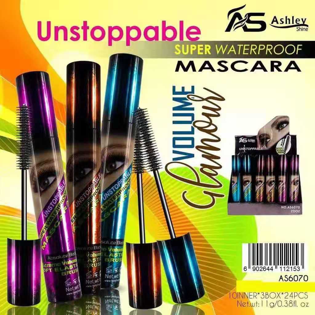 1pcs ASHLEY SHINE VOLUME GLAMOUR MASCARA UNSTAPPABLE MASCARA SUPER ...