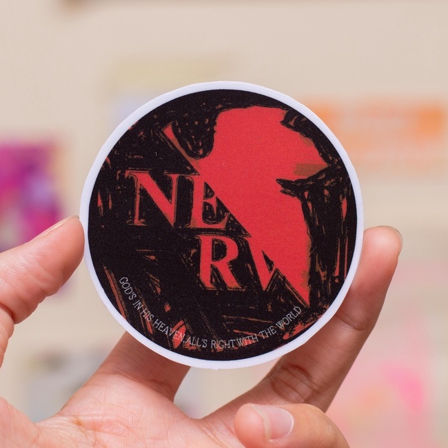 Neon Evangelion NERV Sticker / Vinyl Sticker / Waterproof / Anime ...