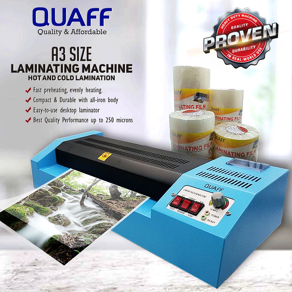 Quaff Cuyi 6in1 Mini Laminating Machine [hotandcold Reverse