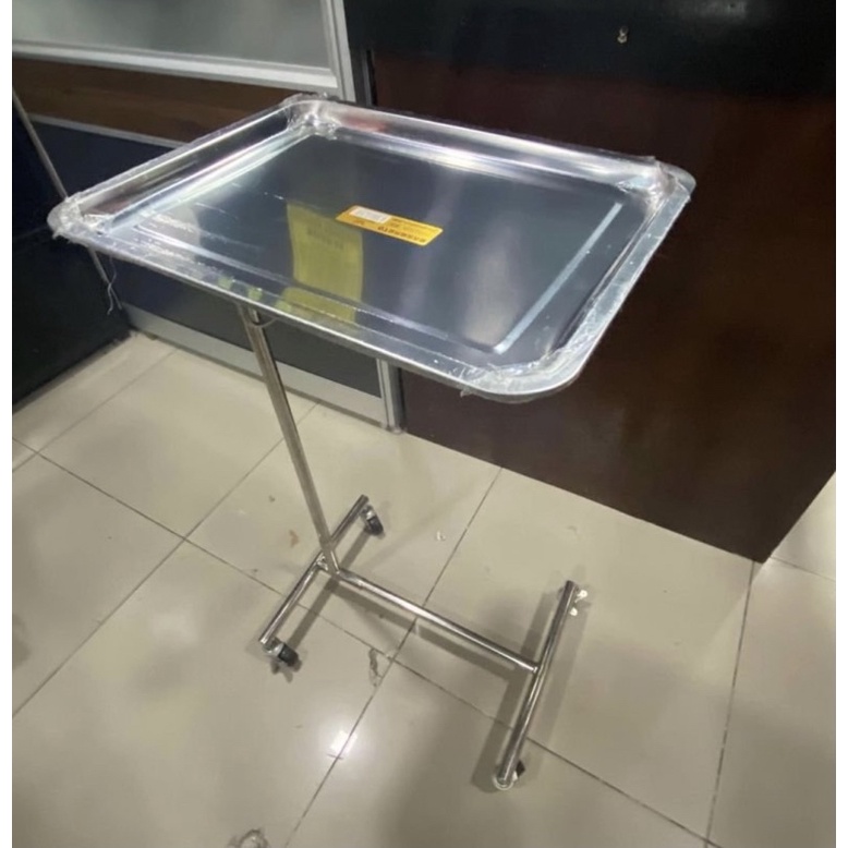 Mayo Table Stainless Steel with 4 wheels | Shopee Philippines