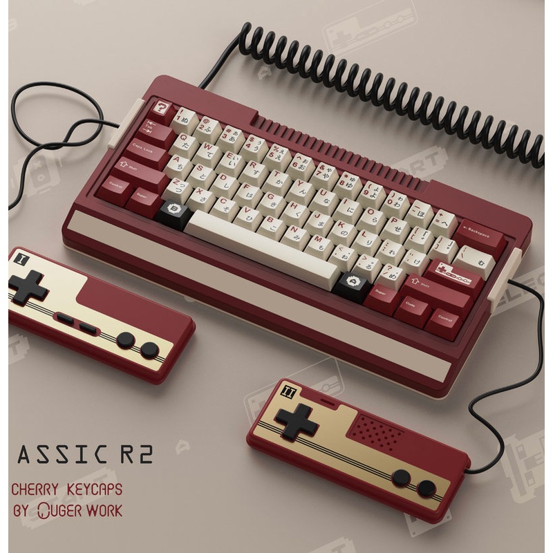 GMK Red White Keycaps PBT Cherry Profile 140 Key Suitable for 108/80/70 ...