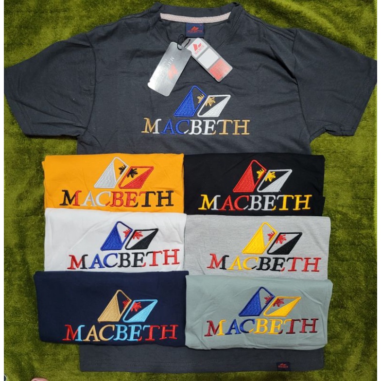 MACBETH MENS TSHIRT (PIQUE FABRIC) | Shopee Philippines