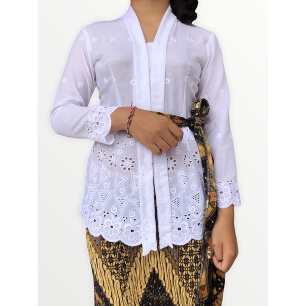 KATUN - Kebaya Cotton Fringe/KEBAYA Cotton BALI/KEBAYA KARTINI/KEBAYA ...
