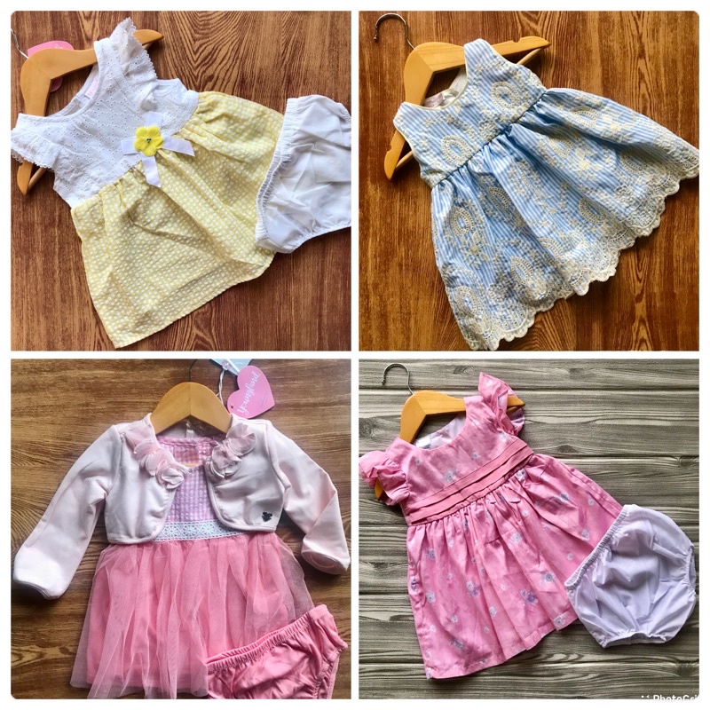 BRAND NEW 0-24m Baby Girl Sunday Dress, Infant Formal Dress | Shopee ...