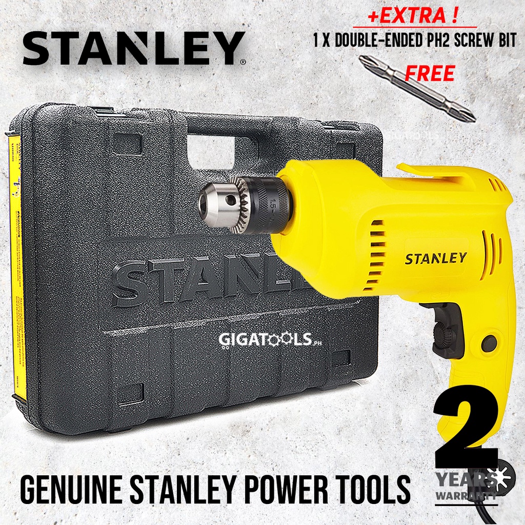 Stanley STDR5510 Professional Rotary Hand Driver / Drill 10mm 550W with ...