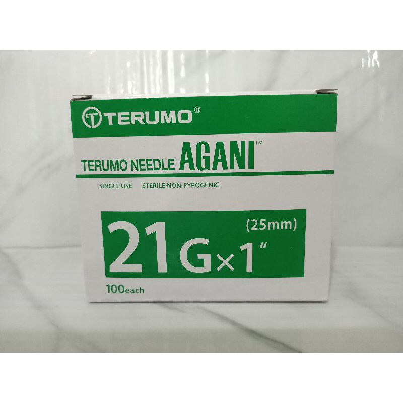 Terumo Needle AGANI G21 x 1" (25mm) | Shopee Philippines