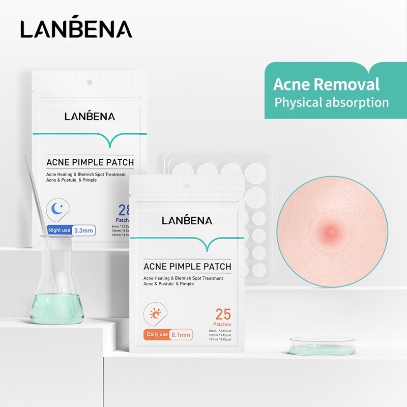 Lanbena Acne Pimple Patch Day 25 patches and Night 28 patches | Shopee ...