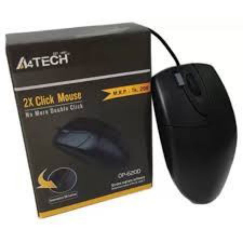 A4 tech optical mouse 2X click / USB wired mouse op620d Claas A ...
