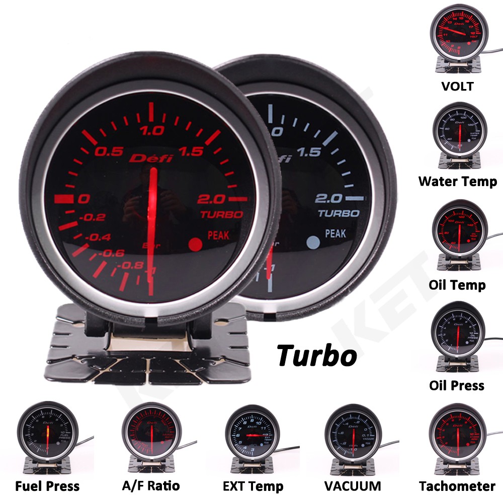 Universal 2.5 Inch 60mm Defi BF Gauge Car Water Temp Meter Radiator ...