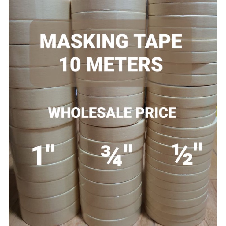 Masking Tape Wholesale Price 10 Meters | Shopee Philippines