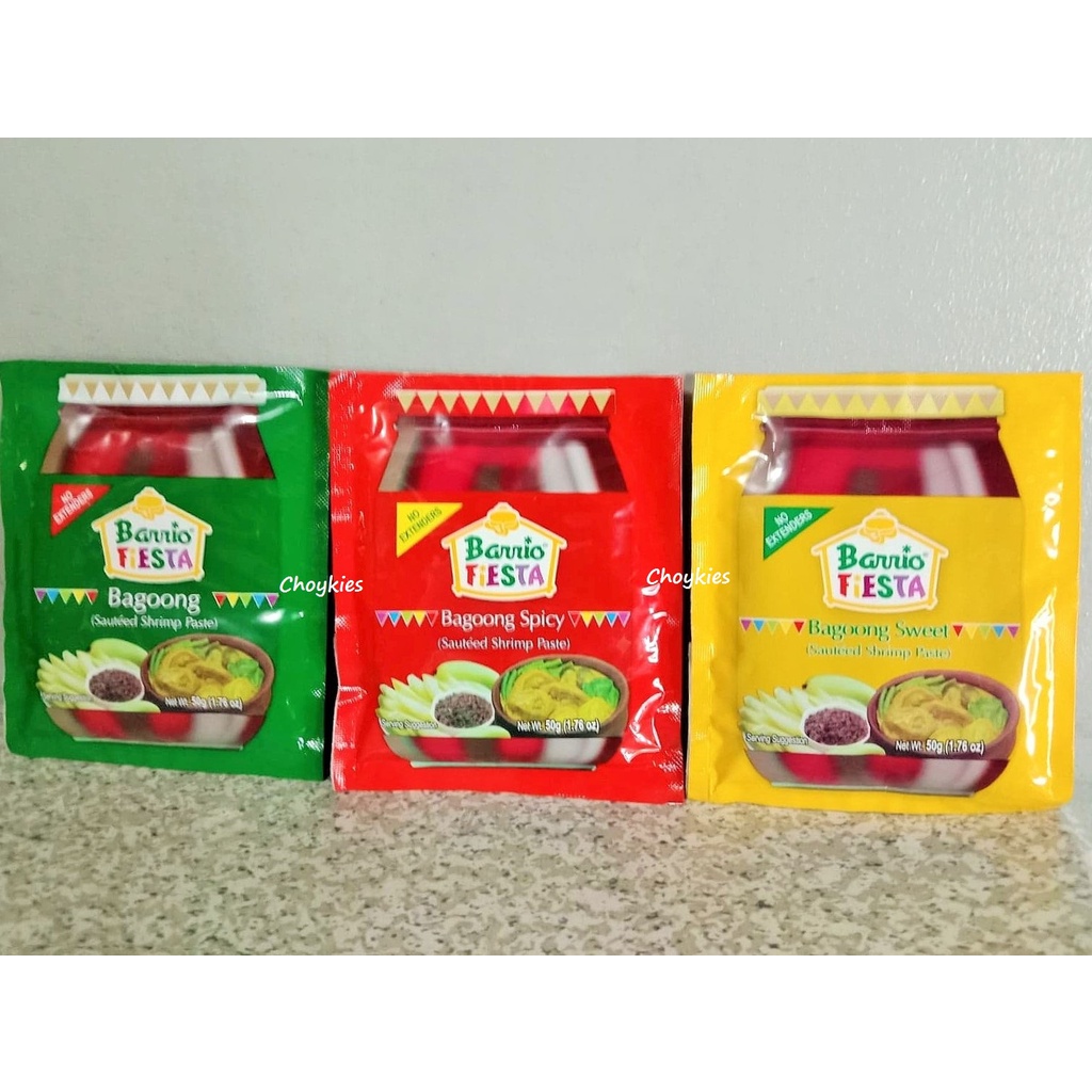 500g & 250G BARRIO FIESTA BAGOONG (Sold per Piece) | Shopee Philippines