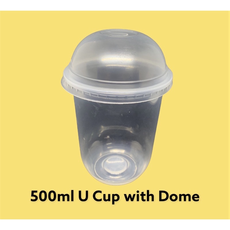 Plastic Cup U PP Cup 95 MM Disposable Plastic Cups/Milk Tea Cups/Juice ...