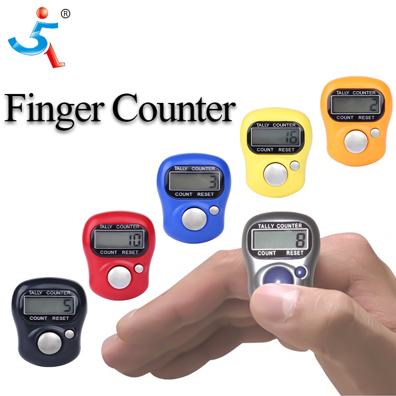 Finger Counter Mini Portable Light Weight Resettable Digital Row With ...