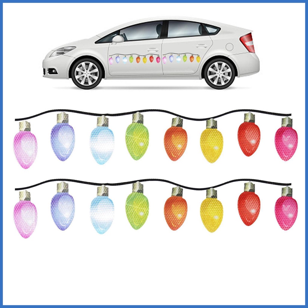 Reflective Magnet Decals for Car Magnet Decals for Vehicles Christmas ...