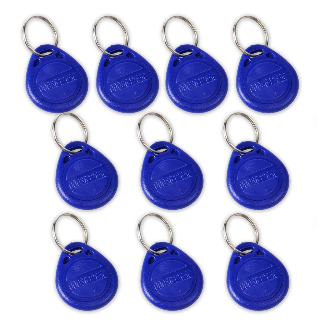 8pcs RFID IC Key Card Tags Keyfobs Token NFC TAG Keychain 13.56MHZ ...