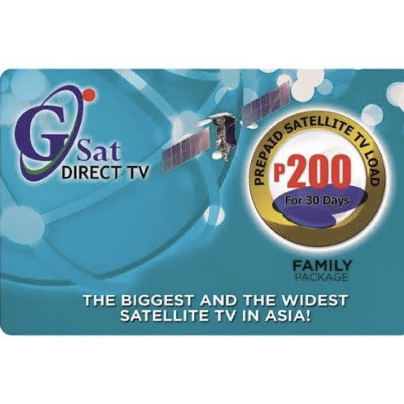 Gsat Load cards Plan 200 Bundle of 5pcs | Shopee Philippines