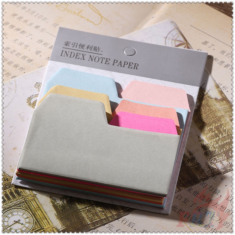 ☸ 90Sheets 6Colors Index Sticky Notes ☸ Flags Tabs Index Label Stickers ...