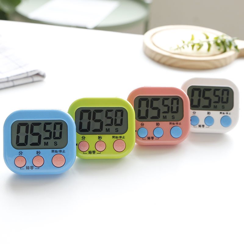 Kitchen Cooking Electronic Timer Count Down Up Clock Loud Alarm ...