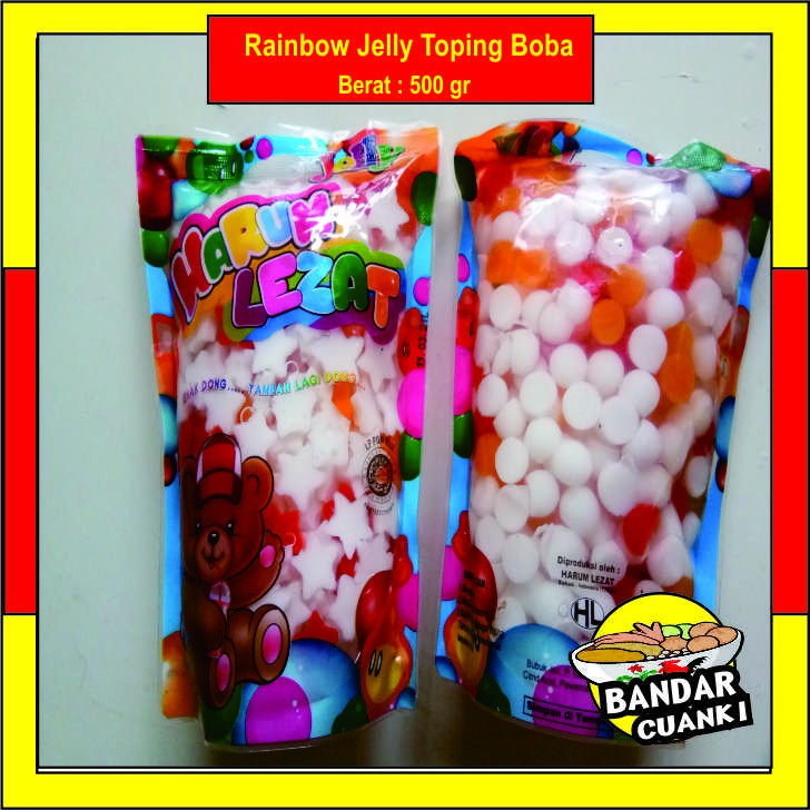 Rainbow JELLY 500 GRM JELLY Character - JELLY BUBBLE - JELLY Form ...