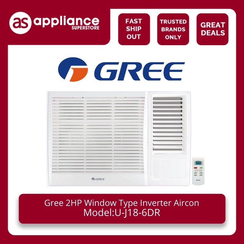 Gree 2HP Window Type Inverter Aircon U-J18-6DR | Shopee Philippines